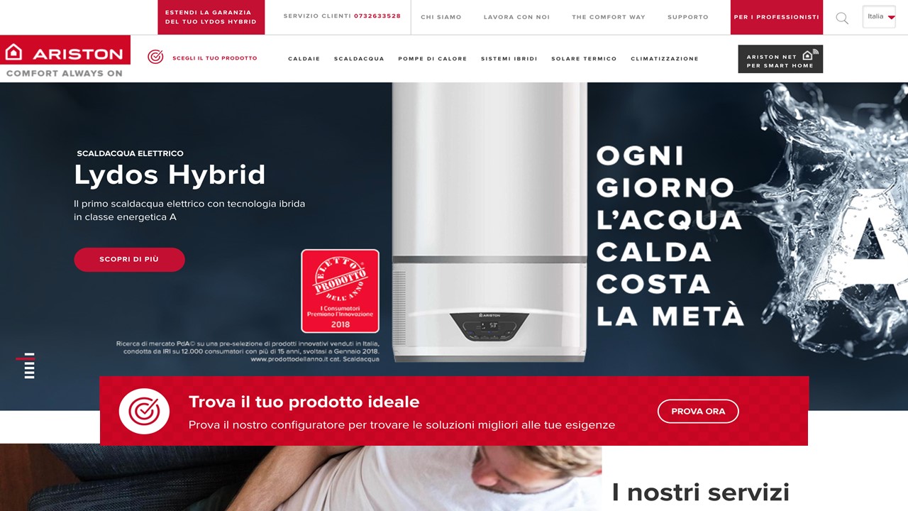 Ariston Thermo Group chooses Pro Web Consulting for SEO and Analytics